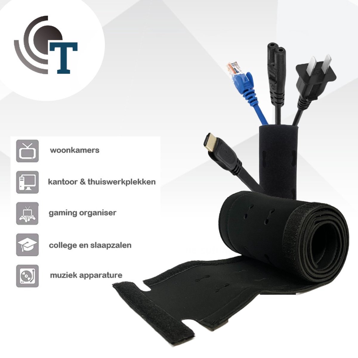 |Twinza®| Kabel Organiser – Kabelgoot - Kabelhoes – Kabel Management ...