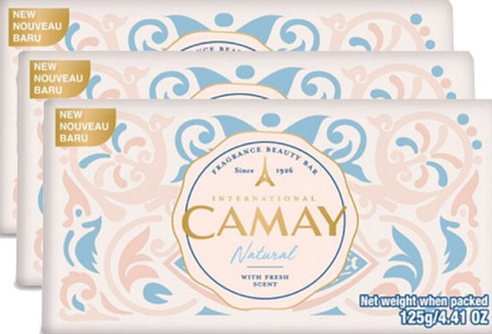 Camay Natural zeep 3x125gr | bol