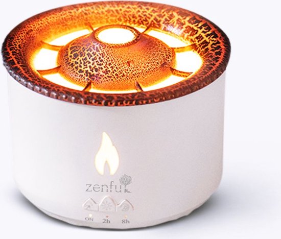 Vulkaan diffuser - Vulcano geurverspreider - Wit | bol.com