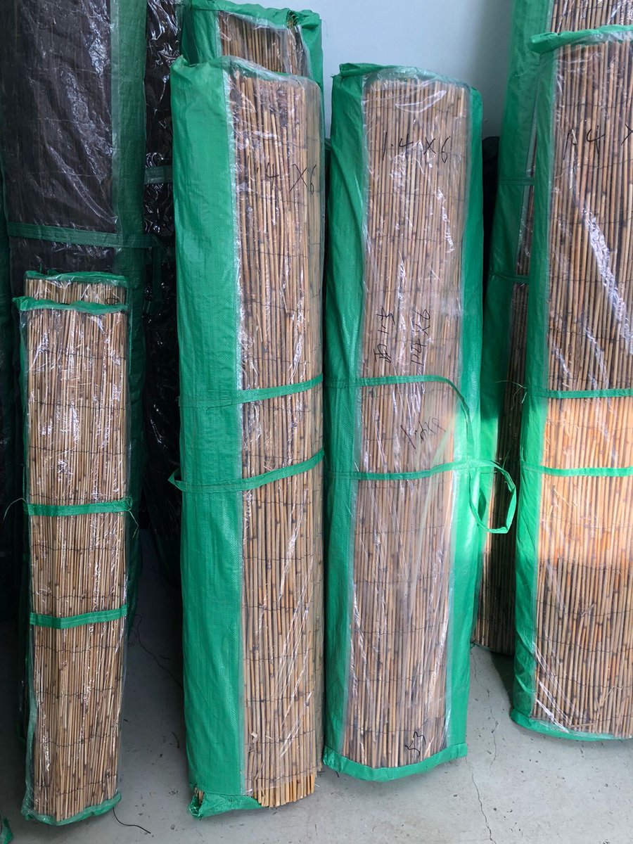 Nature - Rietmat (rol) - tuinscherm - 1,5 x 3m - afscherming | bol