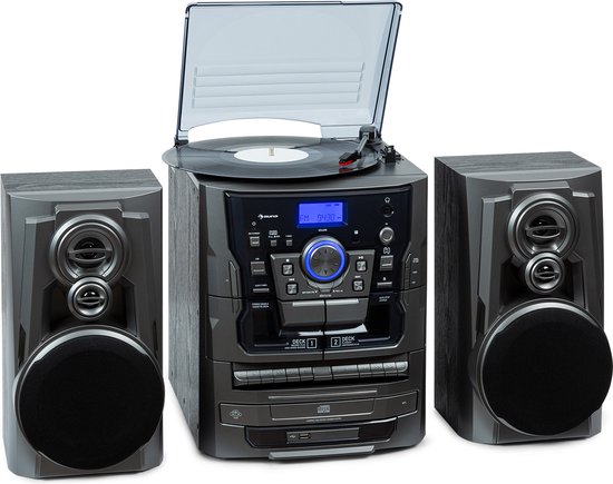 Franklin stereo-installatie platenspeler 3-voudig cd-speler BT ...