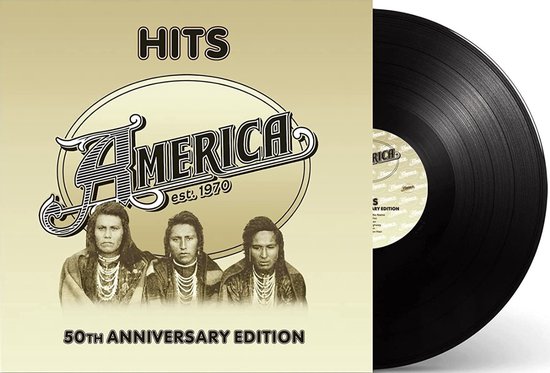 America - Hits- 50th Anniversary Edition (LP) (Anniversary Edition ...