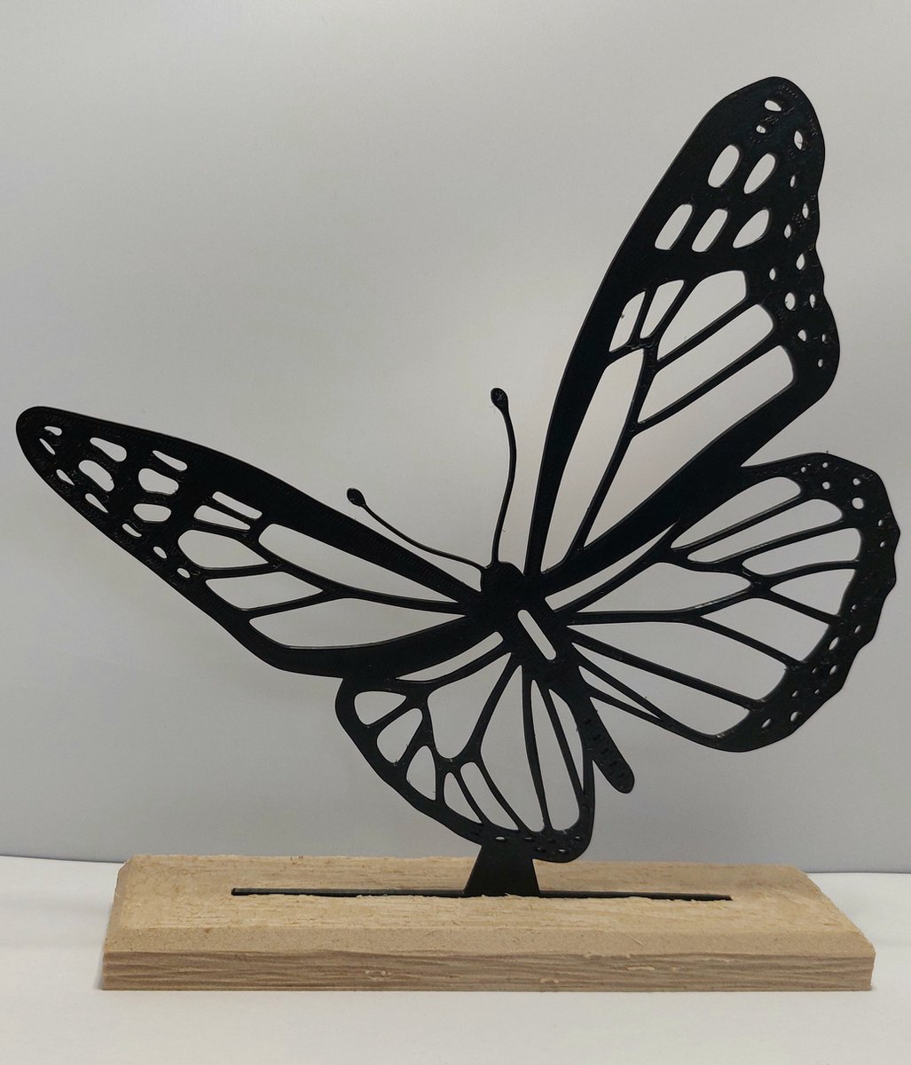 Vlinder Ornament op voet - Ashtonville - 17,8 cm x 17,3 cm - ornament ...