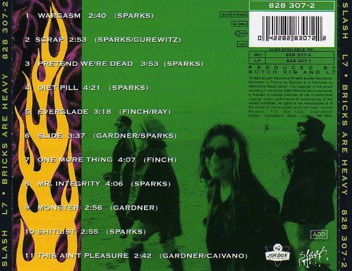 Bricks Are Heavy, L7 | CD (album) | Muziek | bol