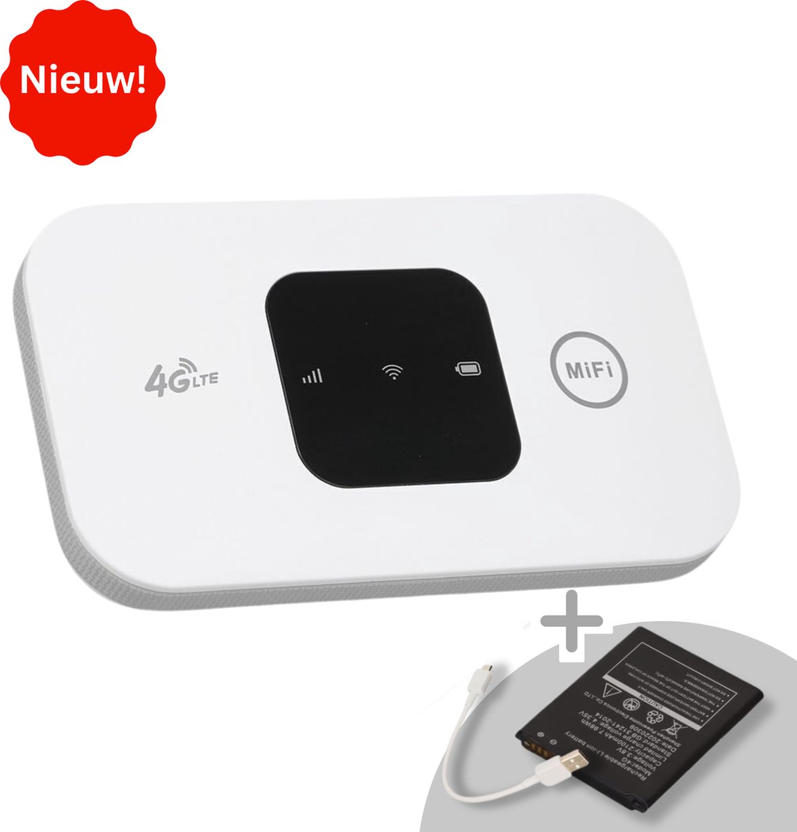 Mifi router - Mifi - draagbare 4g router - werkt met Sim kaart - wifi buddy - 4G Dongle | bol.com