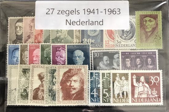 Luxe postzegel pakket (A5 formaat) - collectie van 27 verschillende ...