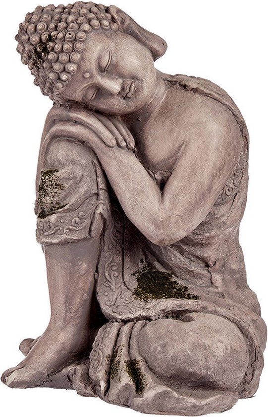 Boeddha Beeldje Voor In De Tuin (23 x 34 x 28 cm) | bol