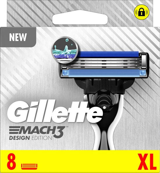 Gillette Scheermesjes, Mach3 Design Edition, 8 St | bol