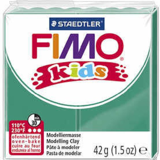 FIMO® - Boetseerklei - Groen - Kinderen - 2x42 gram | bol.com