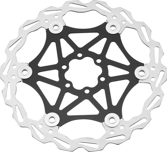 Red Cycling Products LR-6 Floating Remschijf 6-bouts Ø180mm, zwart ...