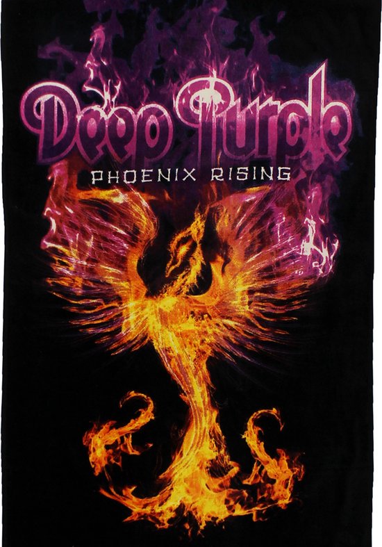 Deep Purple Phoenix Rising Badlaken Strandlaken 70x140cm - Officiële ...