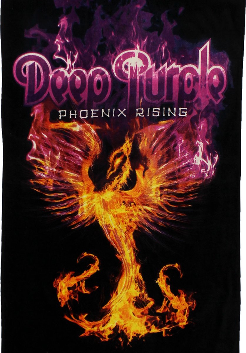 Deep Purple Phoenix Rising Badlaken Strandlaken 70x140cm - Officiële ...