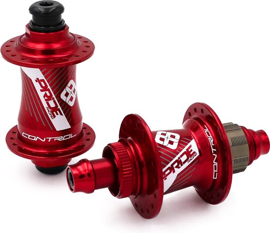PRIDE Racing Control Pro Voor- & achternaaf Schijf CL, rood | bol