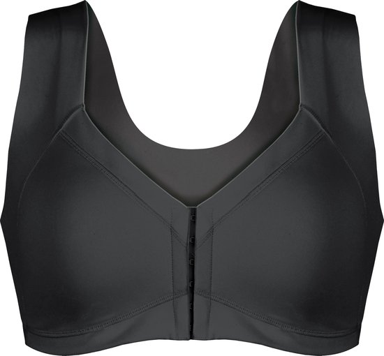 Naturana - Soft bh met voorsluiting - 5333 - Zwart - 80A | bol