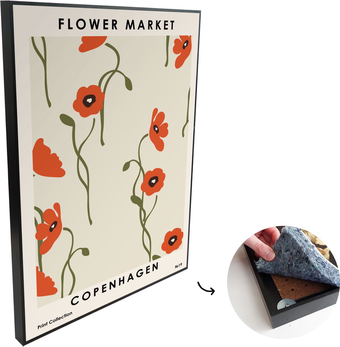 Bloemen - Copenhagen - Rood - Pastel | bol.com