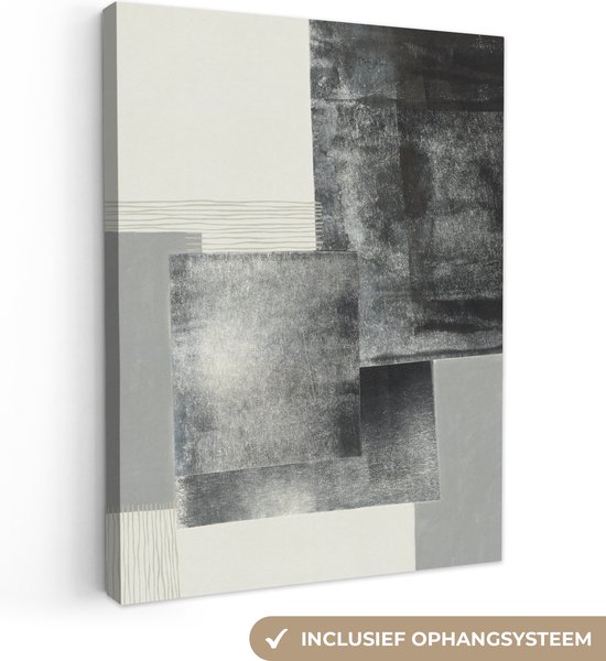 Abstract - Grijs - Zwart - Kubus | bol.com