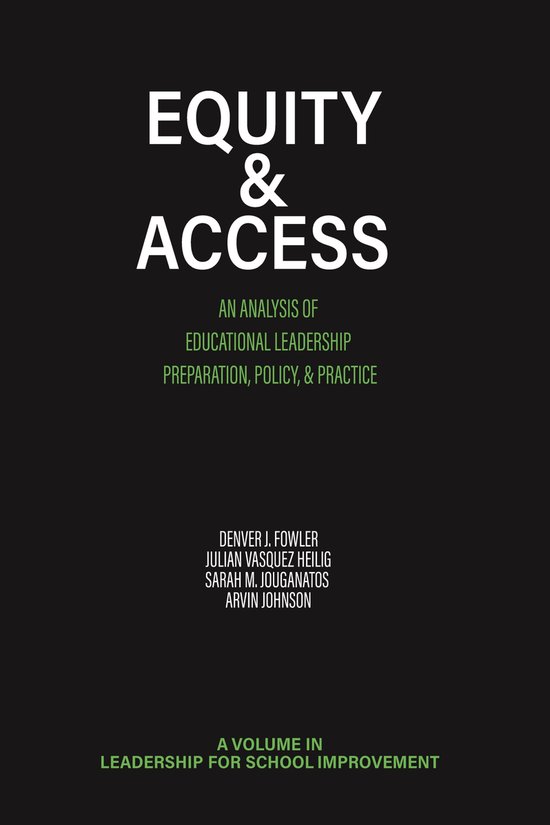Leadership for School Improvement- Equity & Access | 9798887300993 ...