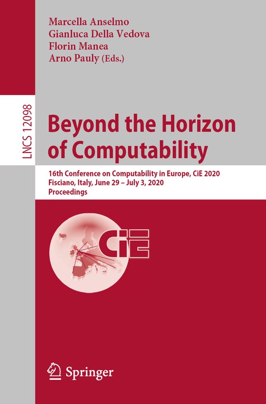 Theoretical Computer Science and General Issues- Beyond the Horizon of Computability |... | bol.com