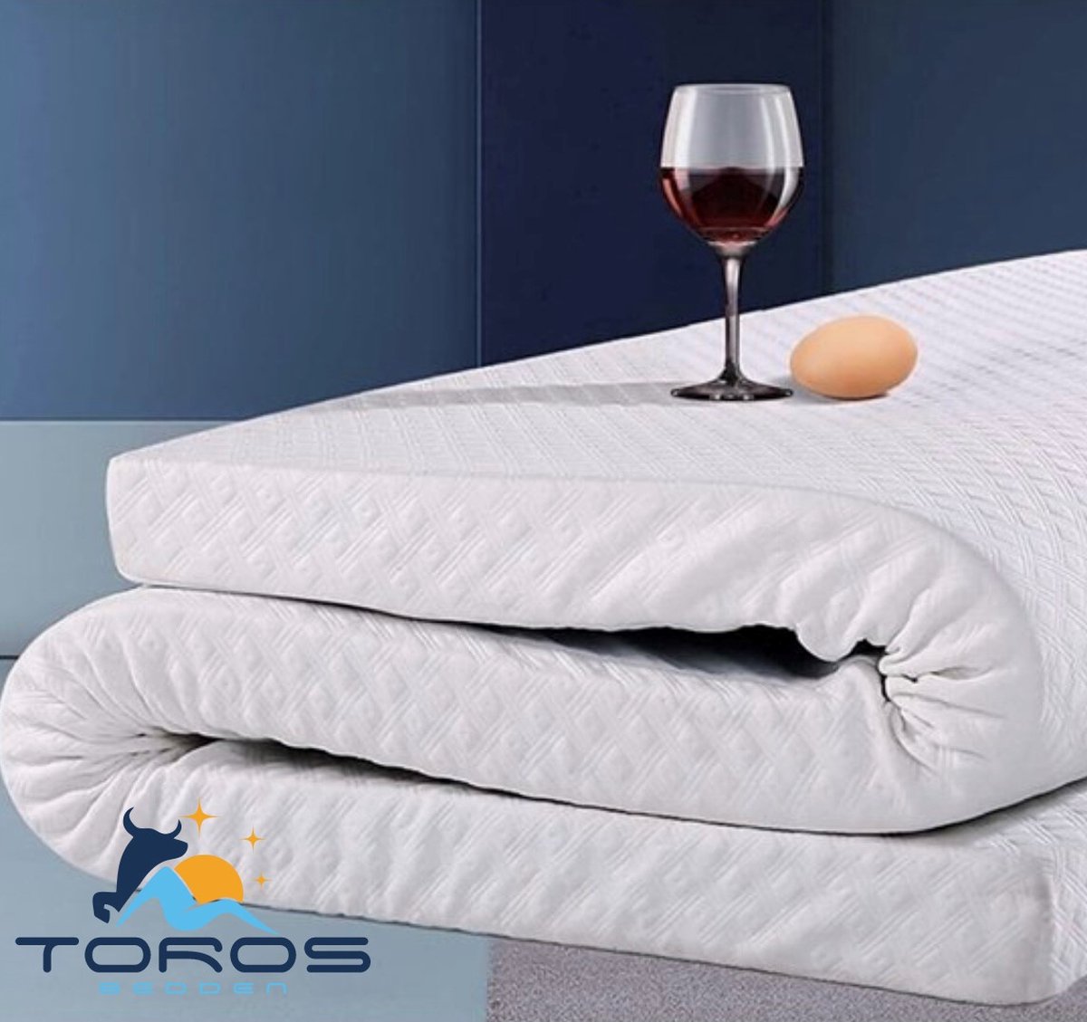 140x200 Topmatras - 9cm dik - HR 45 Premium Bamboe Deluxe - Afritsbaar ...