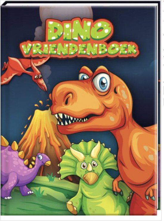 Dinosaurus Vriendenboek - Kinder Vrienden Boek - Kinder Boek Voor ...