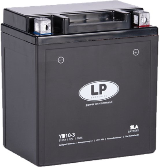 SLA YB10-3 AGM motor accu 12 volt 10 ah | bol.com