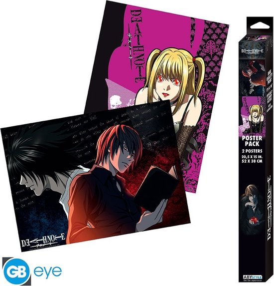 ABYstyle Death Note Mini Poster Pack-L vs Light & Misa (Diversen) Nieuw ...
