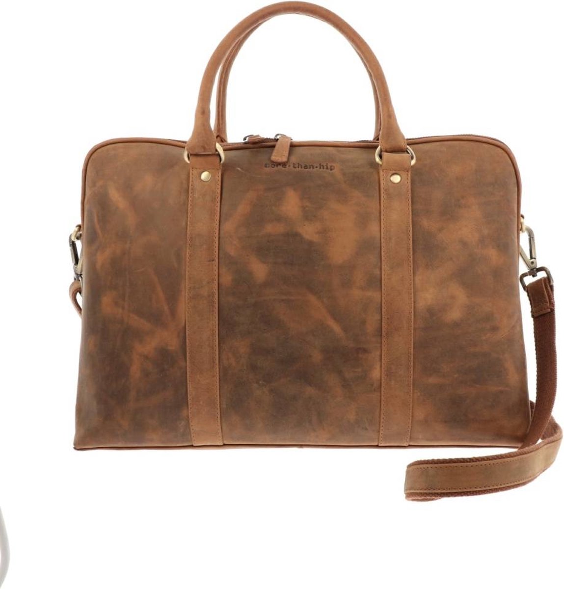 Laptoptas Dames 15,6 Inch - Werktas - Ecoleer - Mat Bruin | bol.com