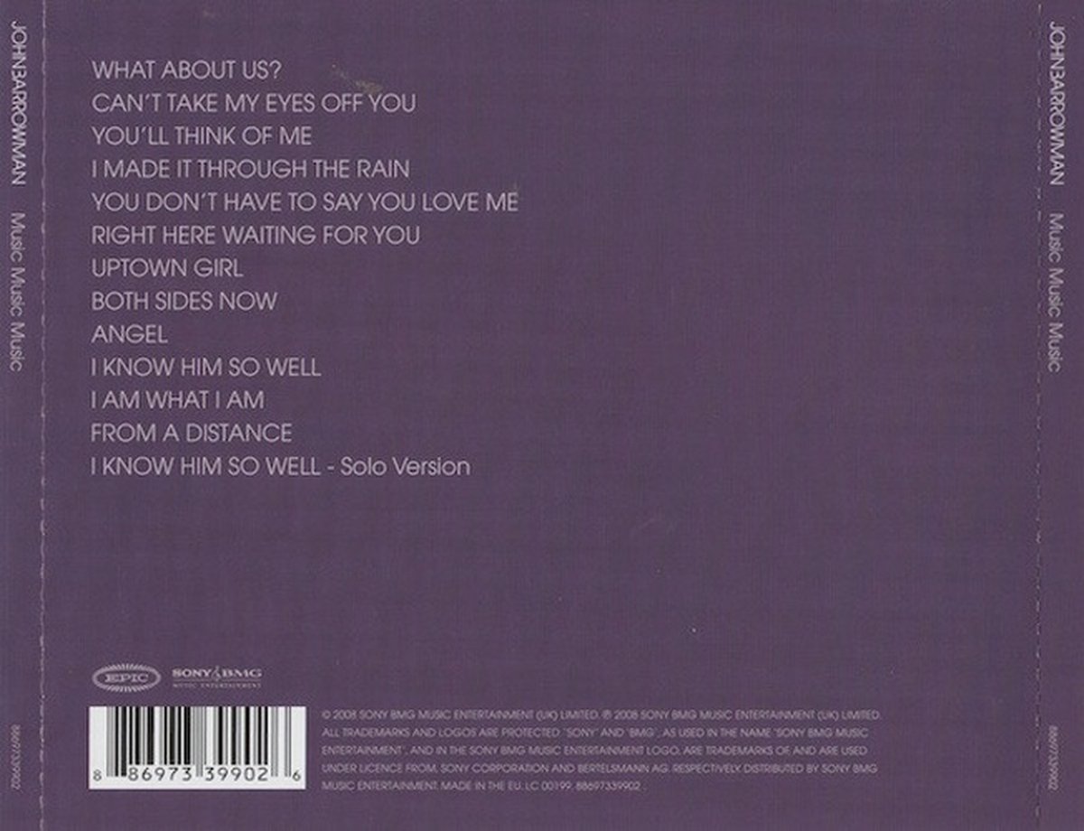 Music Music Music, John Barrowman | CD (album) | Muziek | bol