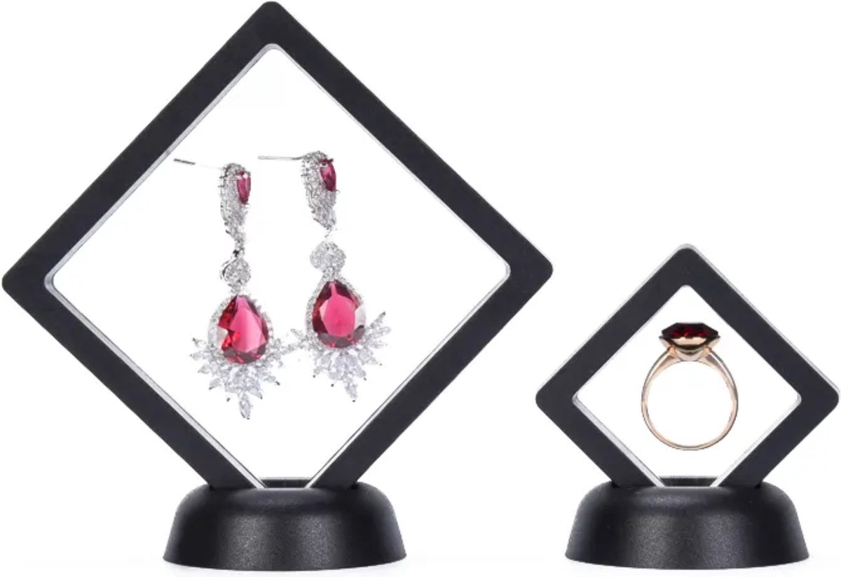 4 Delig - 3D-Zwevende Displaydoos Set - Floating Fotolijst - Objecten ...