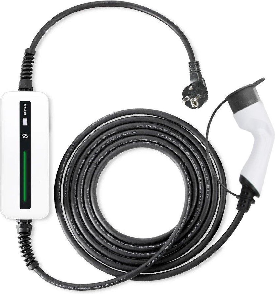 Besen Mobiele Lader Wit met LCD Type 2 naar Schuko | bol.com
