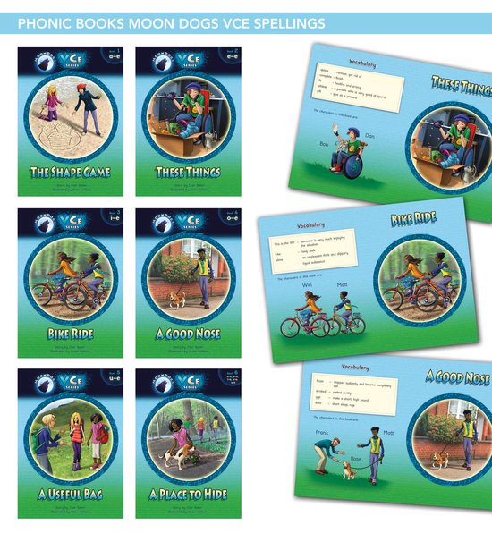 Phonic Books Intervention Decodables- Phonic Books Moon Dogs VCe ...