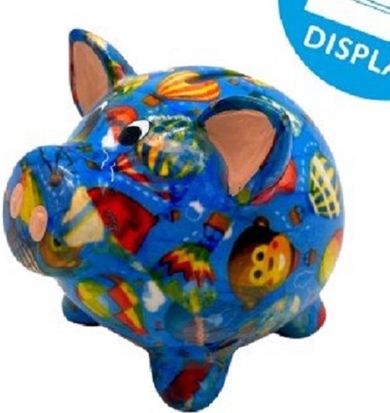 Pomme Pidou spaarpotje Varken Rosie blauw circus | bol