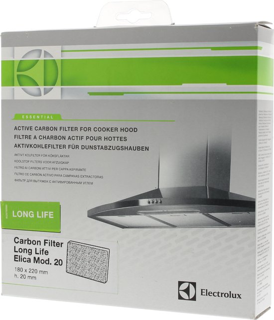 E3CFL20 Carbon Filter Long Life Elica Model 20 | bol