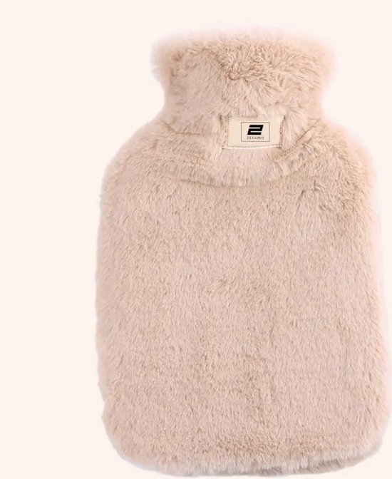 Luxe Warm water kruik - Fleece hoes - baby Kruik - Fluffy - 2 liter ...