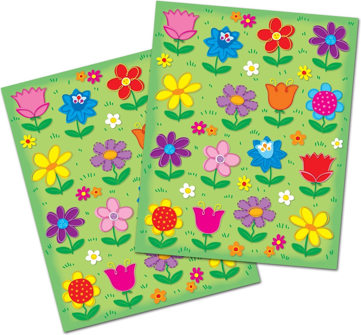 Stickervellen Bloemetjes - Bloemen Stickers - Stickervellen Bloemen ...