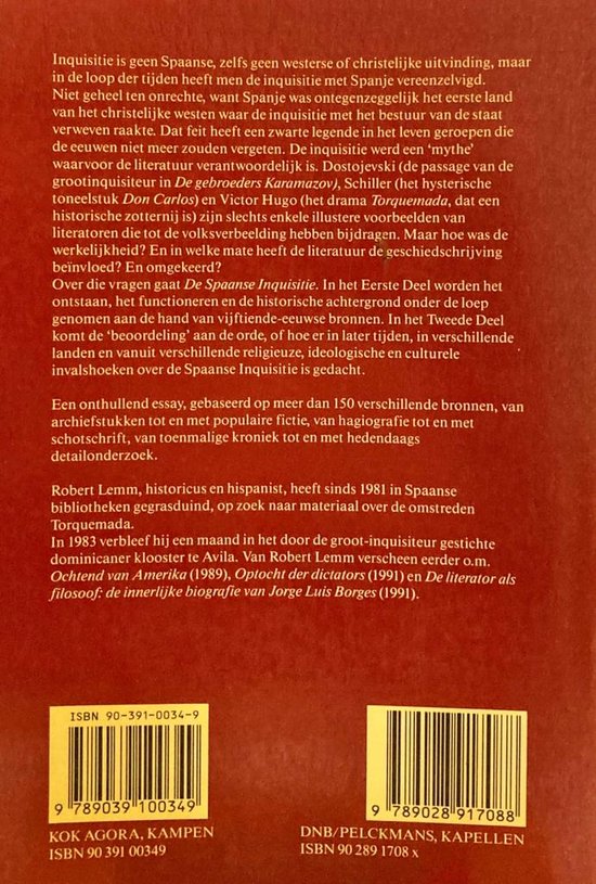 De Spaanse inquisitie, Robert Lemm | 9789039100349 | Boeken | bol