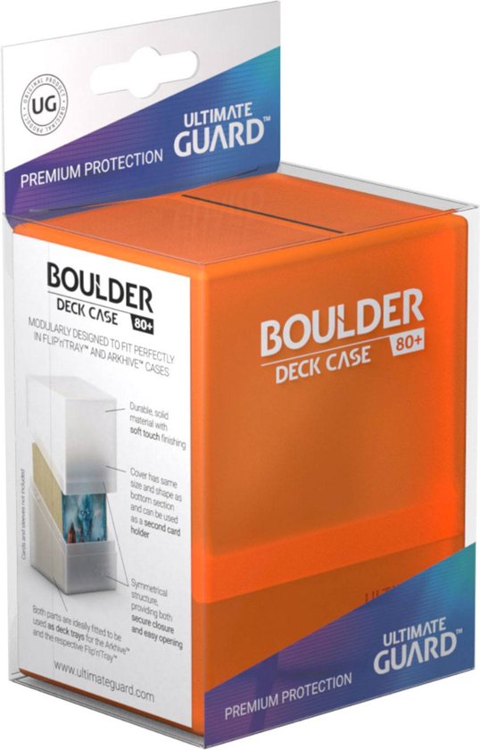 Ultimate Guard - Boulder Deck Case 80+ Standard Size - Poppy Topaz | bol.com