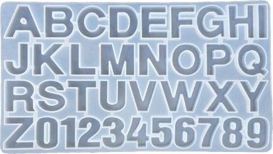 Letters Cijfers Mallen Herbruikbare Siliconen Mallen Creatieve ...