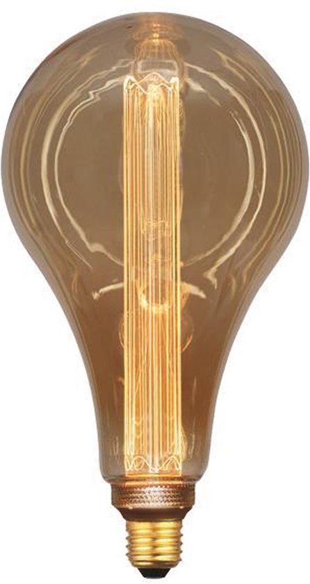 LED Filament lamp Gold | XXL | 3,5 Watt | Dimbaar | 2000K - Extra warm | bol