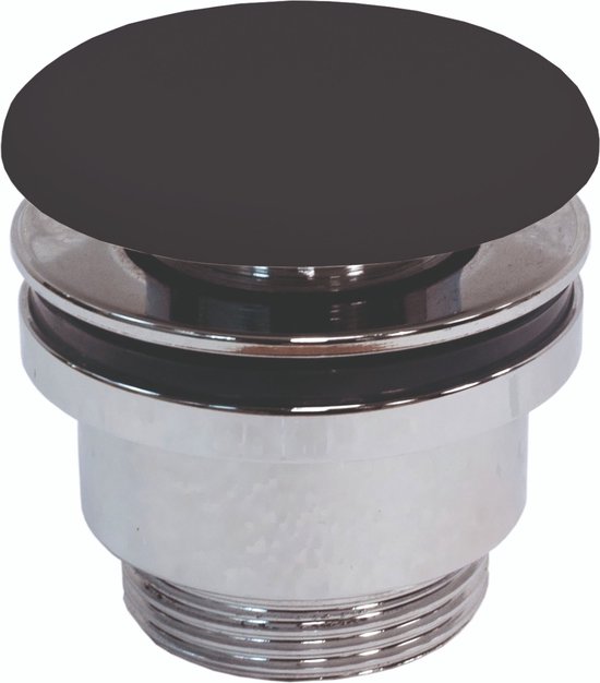 Click waste zwart solid waskom | bol