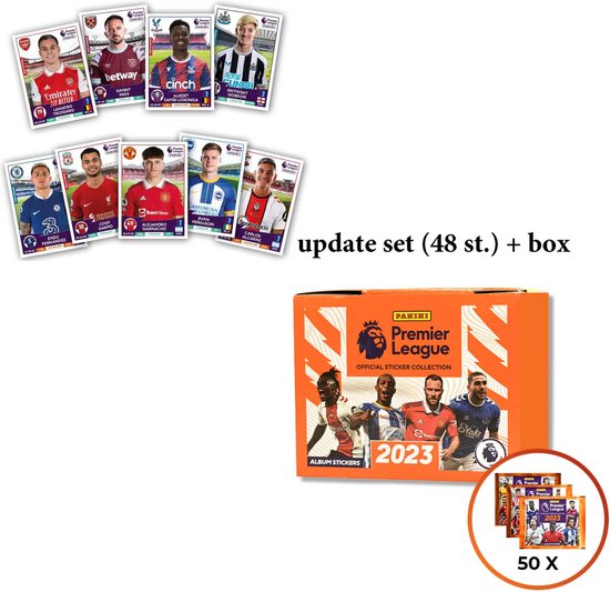 Panini Pack Update set in het Engels - Premier League Football 2023 ...