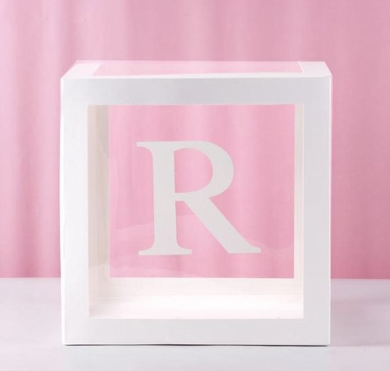 Letterbox Letter R - Licht Letter R - Party Decoratie - Baby Shower ...