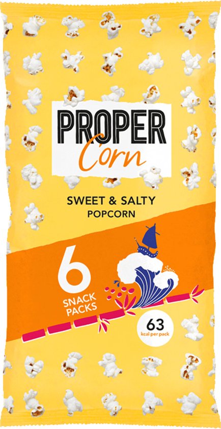 Propercorn - Sweet & Salty - 6 x 14 gram | bol