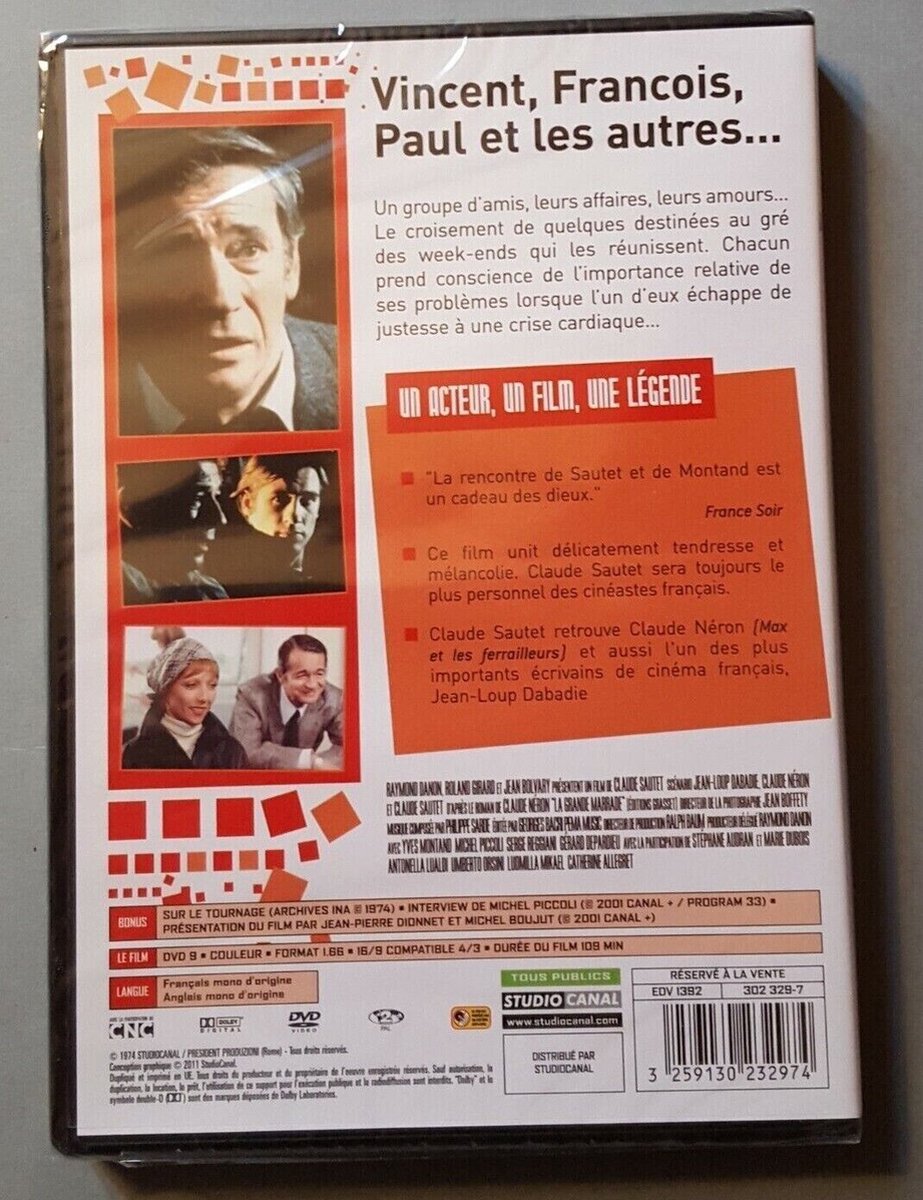 Vincent, Francois, Paul et les autres (Dvd), Michel Piccoli | Dvd's | bol