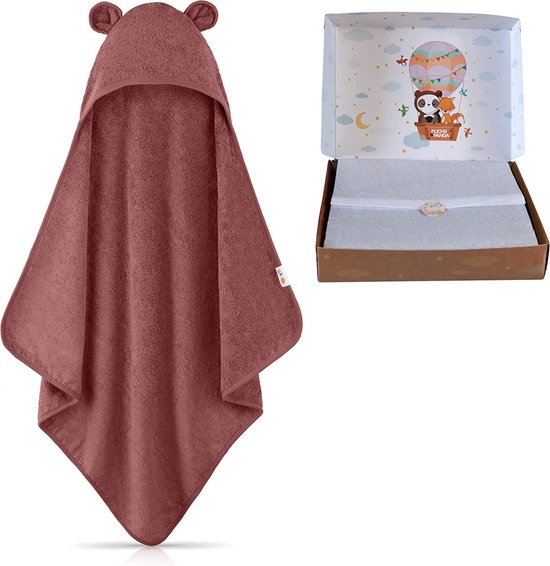 Handdoek met capuchon baby extra dik, warm en zacht, 75x75cm ...