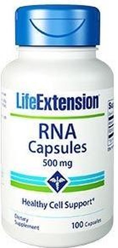 Life Extension Rna (ribonucleic Acid) 500 Mg | bol.com