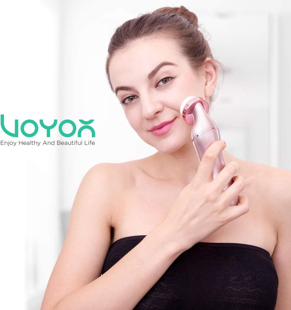 VOYOR 4-in-1 elektrisch scheerapparaat ES400 - Voor dames - Nat en droog scheren -... | bol.com