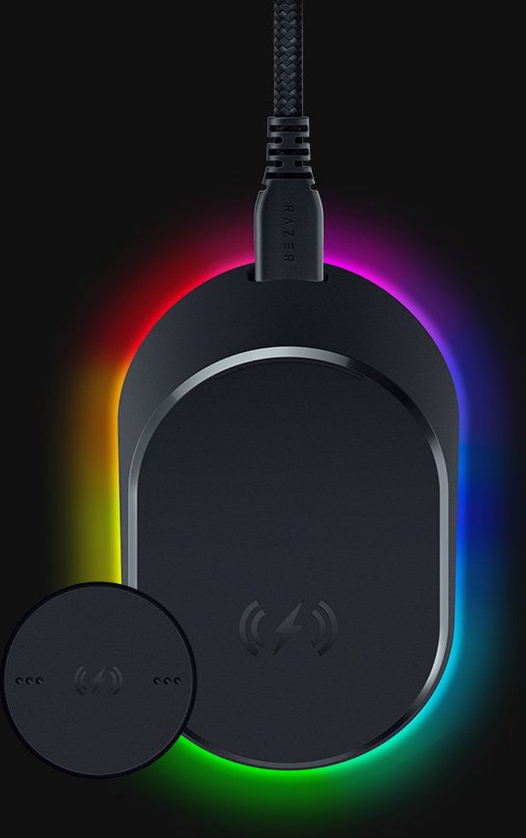 Razer MOUSE DOCK PRO - Binnen - USB - Draadloos opladen - Zwart | bol