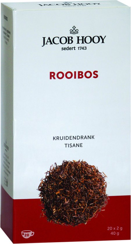 Jacob Hooy - Rooibos Thee - 20 Theezakjes - JPTHEE35228 | bol