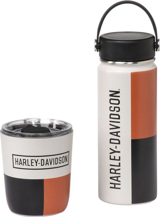Harley-Davidson Retro Block Reis Mok & Water Fles Set | bol